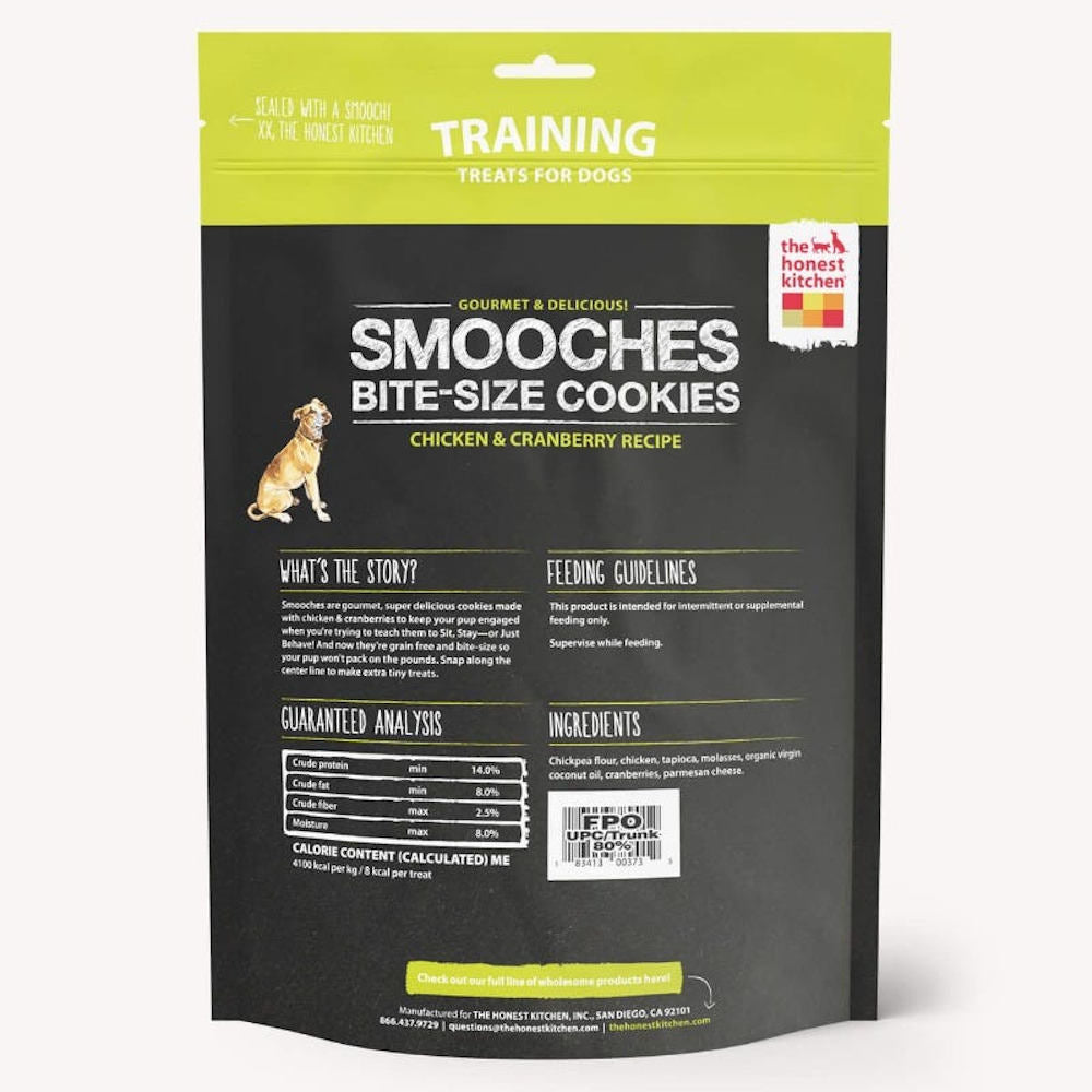 The Honest Kitchen Smooches Bite-Size Cookies Chicken & Cranberries Dog ...