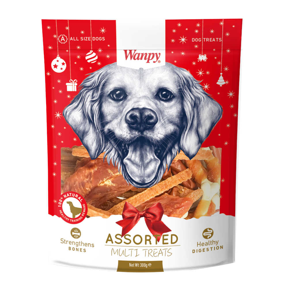 Wanpy Assorted Multi Dog Treats 300g | Kohepets