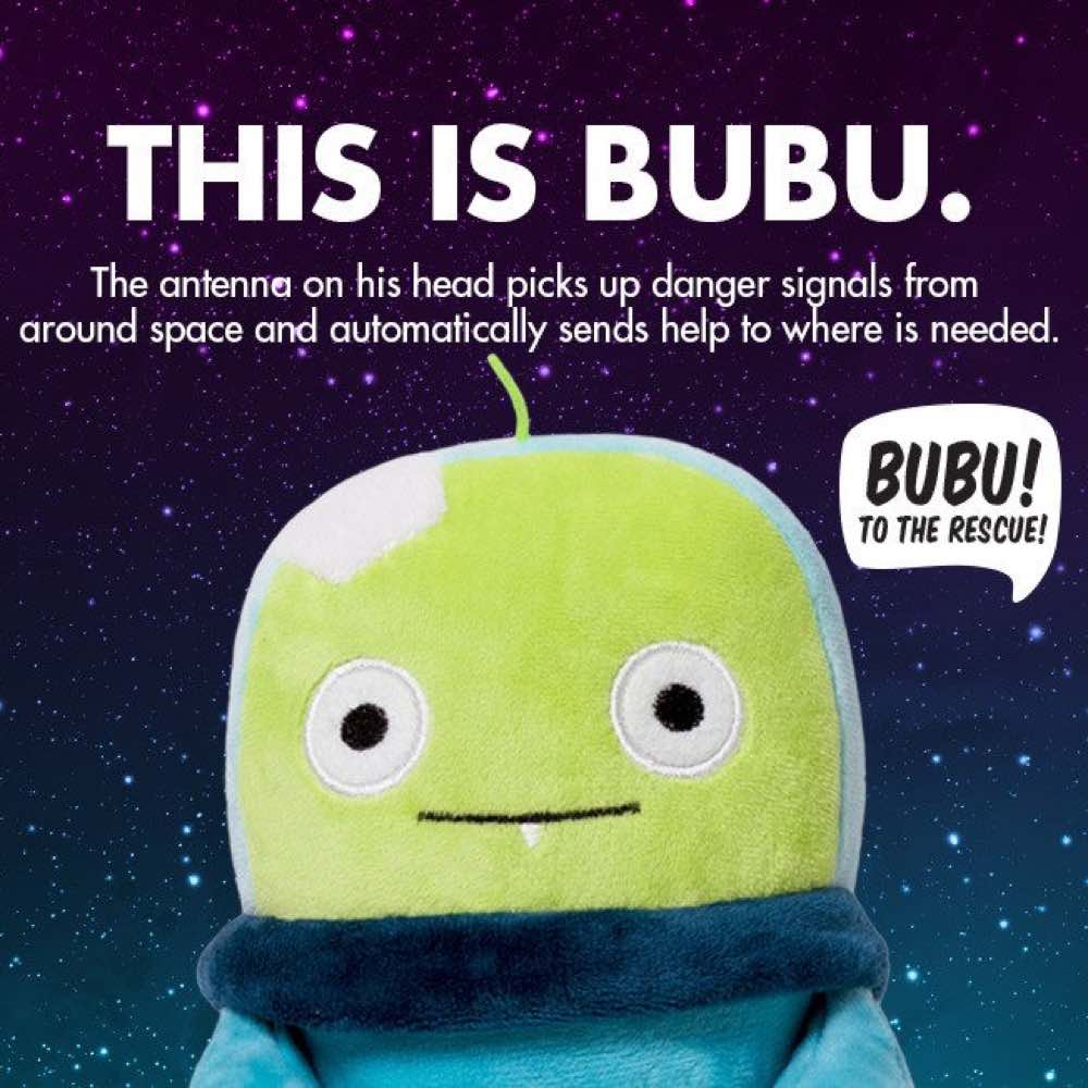 Zee.Dog Alien Flex Bubu Plush Dog Toy | Kohepets